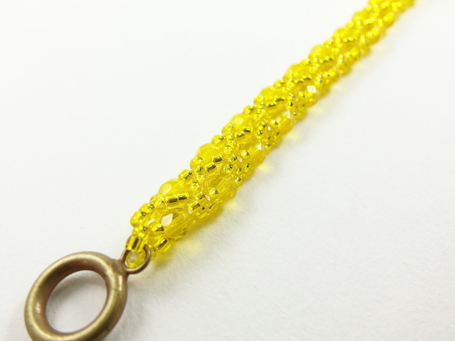Bright Yellow Bracelet - Sunshine Yellow Jewelry - Lemon Yellow Jewelry ...